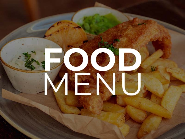 Food and Drinks Menu - The Dock - Cardiff Bay